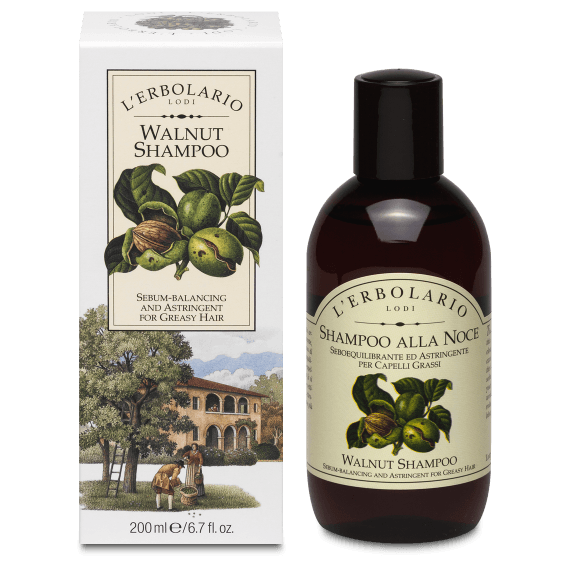 Walnut Shampoo 200ml - L'erbolario - 100% Made in Italy – Organic Lab MY